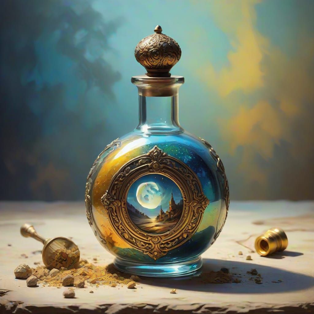 A project moon dust potion bottle - A project moon dust pot...