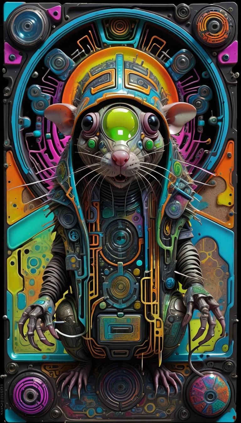 RAT-FINK. Just look at him... (23jul24) - AI Generated Artwork ...