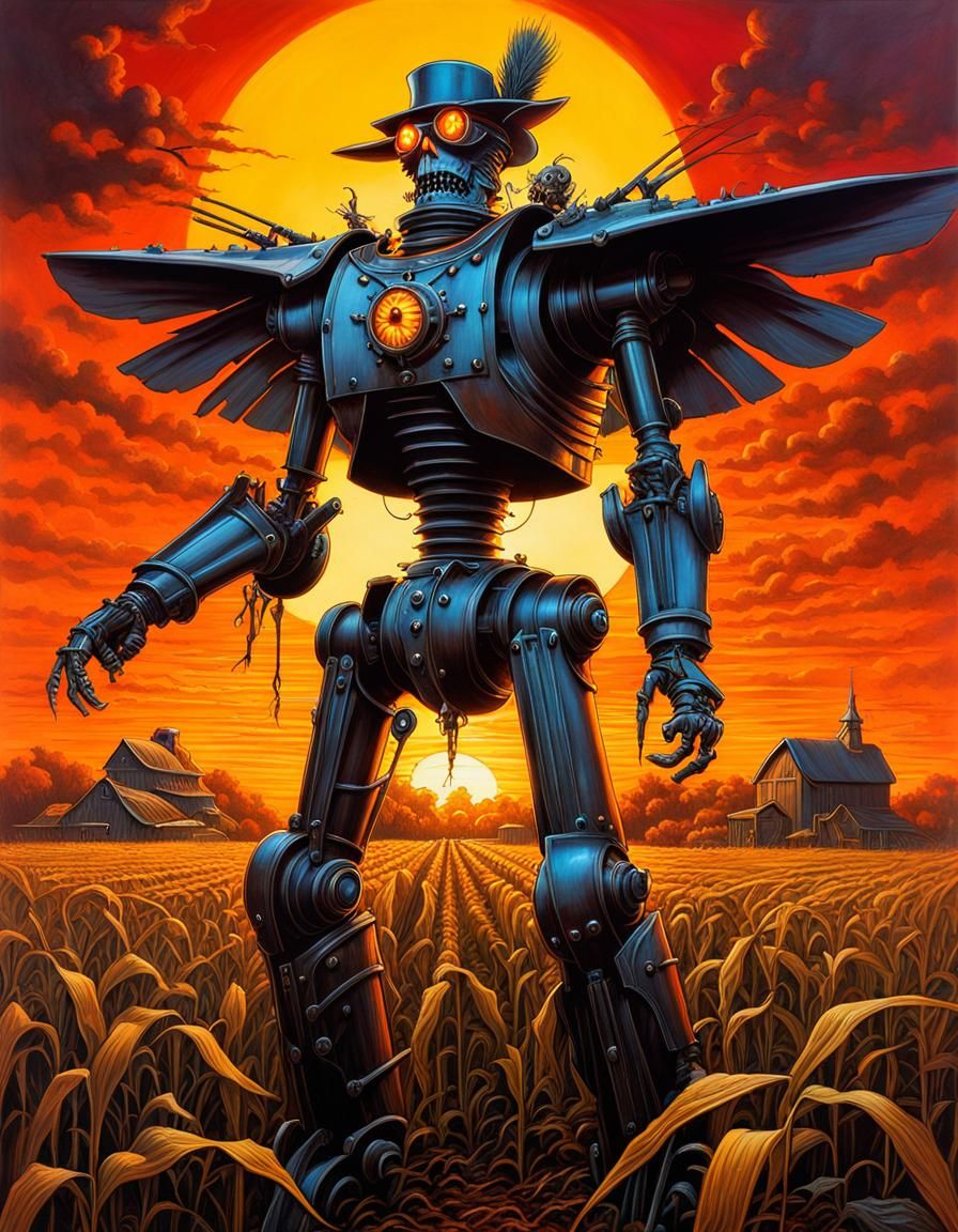 Mr. Scarecrow - AI Generated Artwork - NightCafe Creator