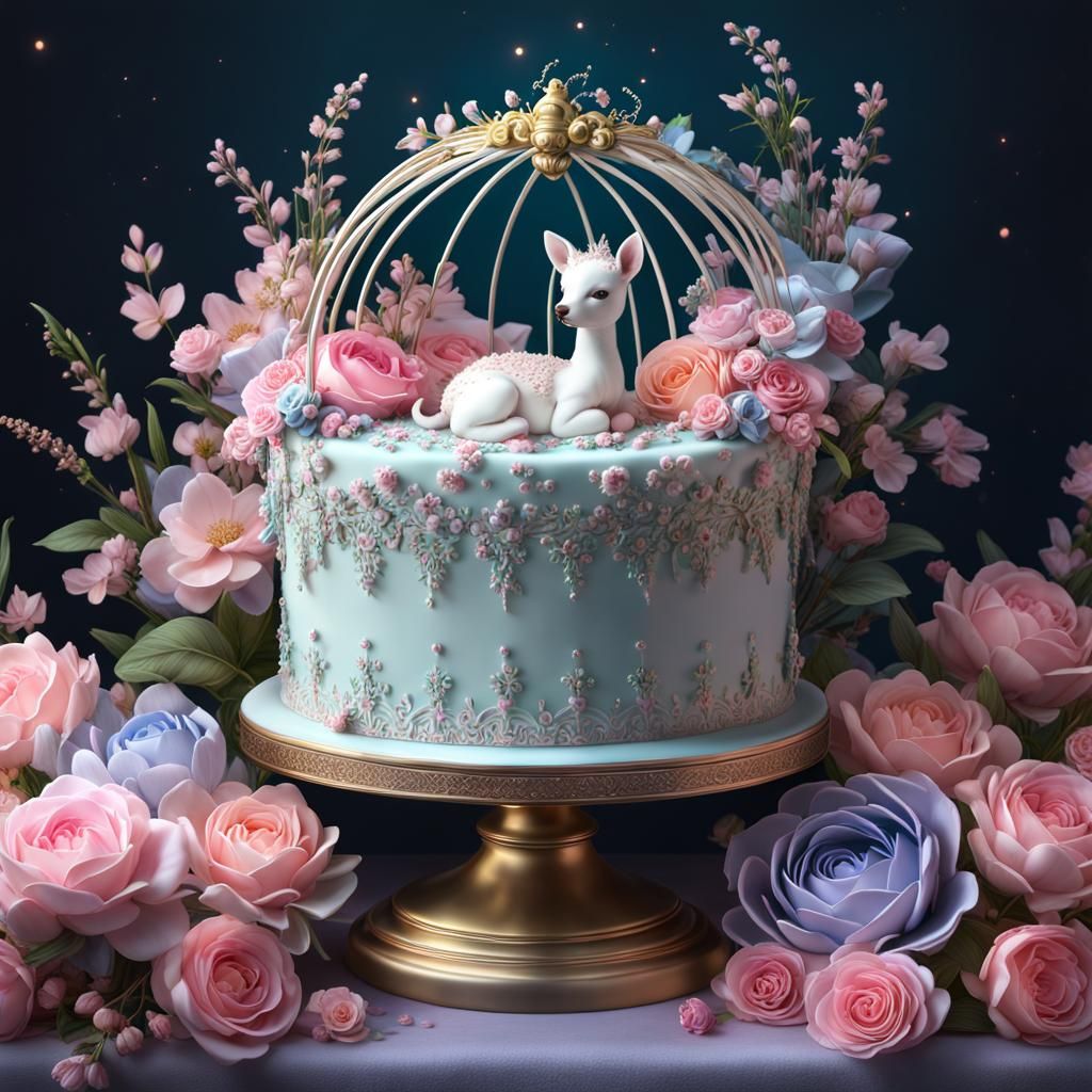 AI Cakes Ltd presents a unisex newborn cake perfect for any new ...