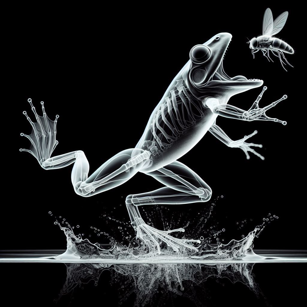 Frog catching Fly - AI Generated Artwork - NightCafe Creator