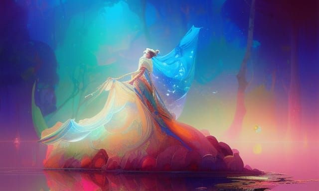 Dreamscape: The Queen of Spring - AI Generated Artwork - NightCafe Creator