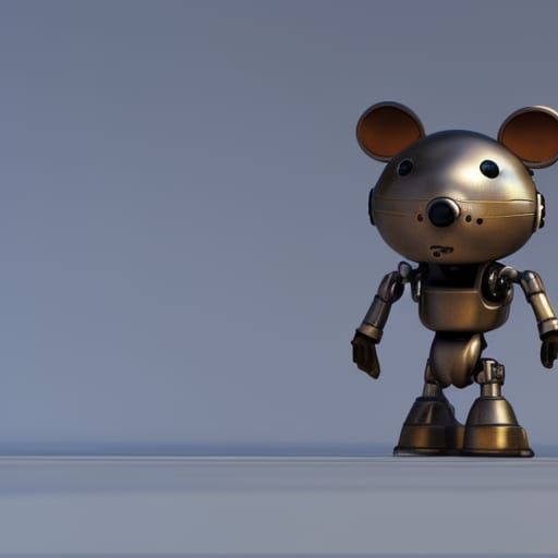 Wind-up Toy Mouse - AI Generated Artwork - NightCafe Creator