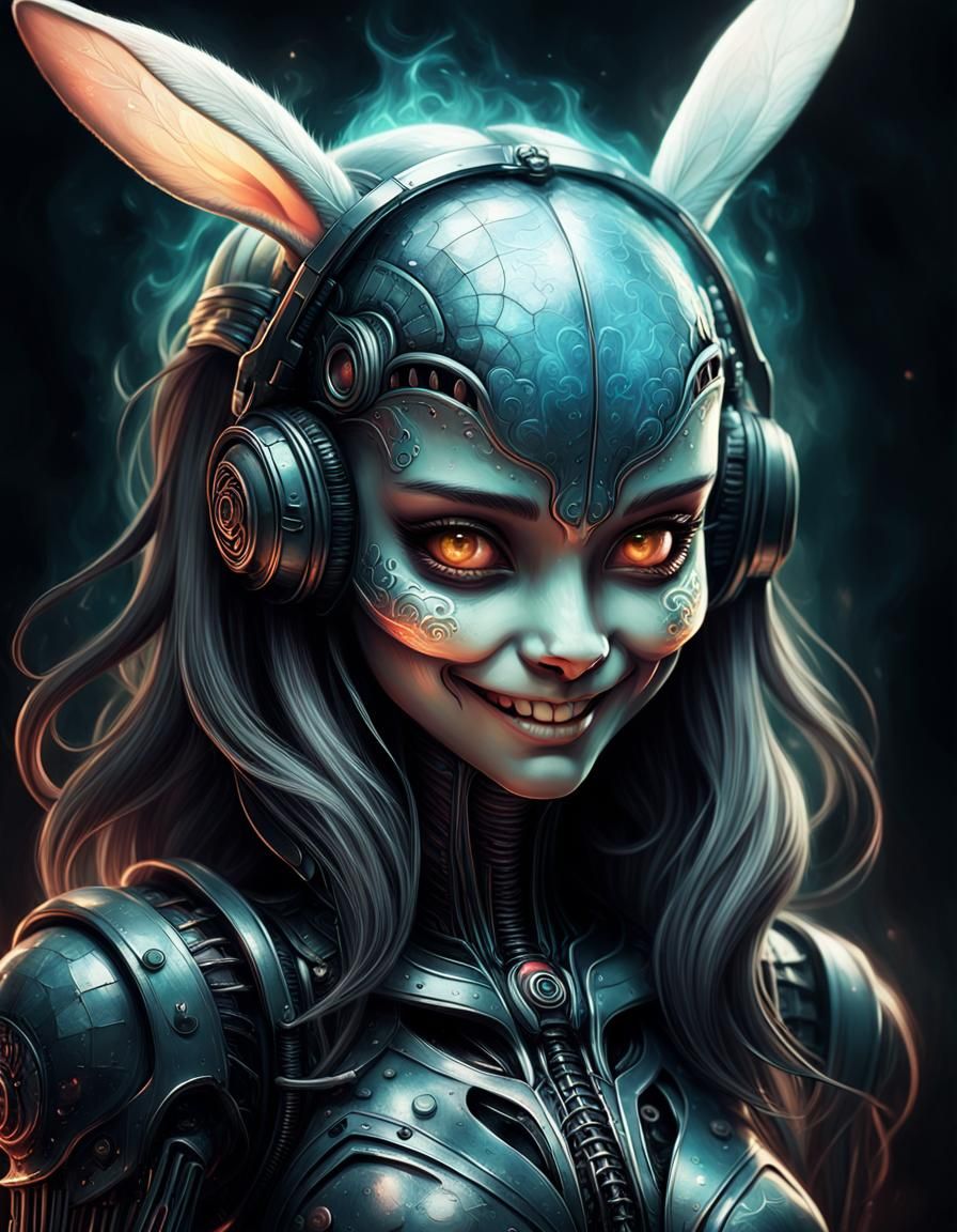 Silly Rabbit...Trix are for Kids - Rabbit-Human Hybrid Portr...