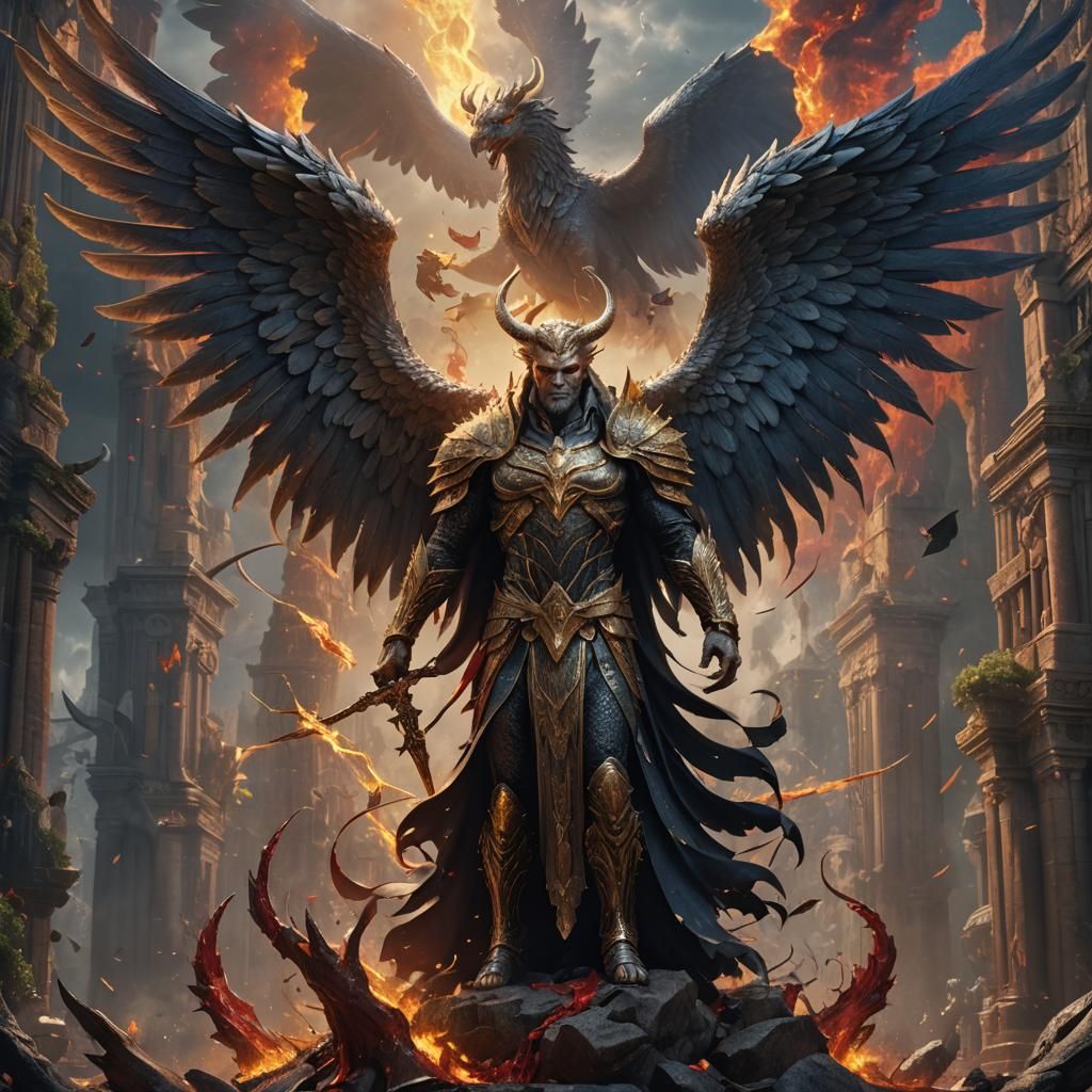 Lucifer angel of pride - AI Generated Artwork - NightCafe Creator