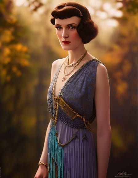 Flapper 11 - AI Generated Artwork - NightCafe Creator