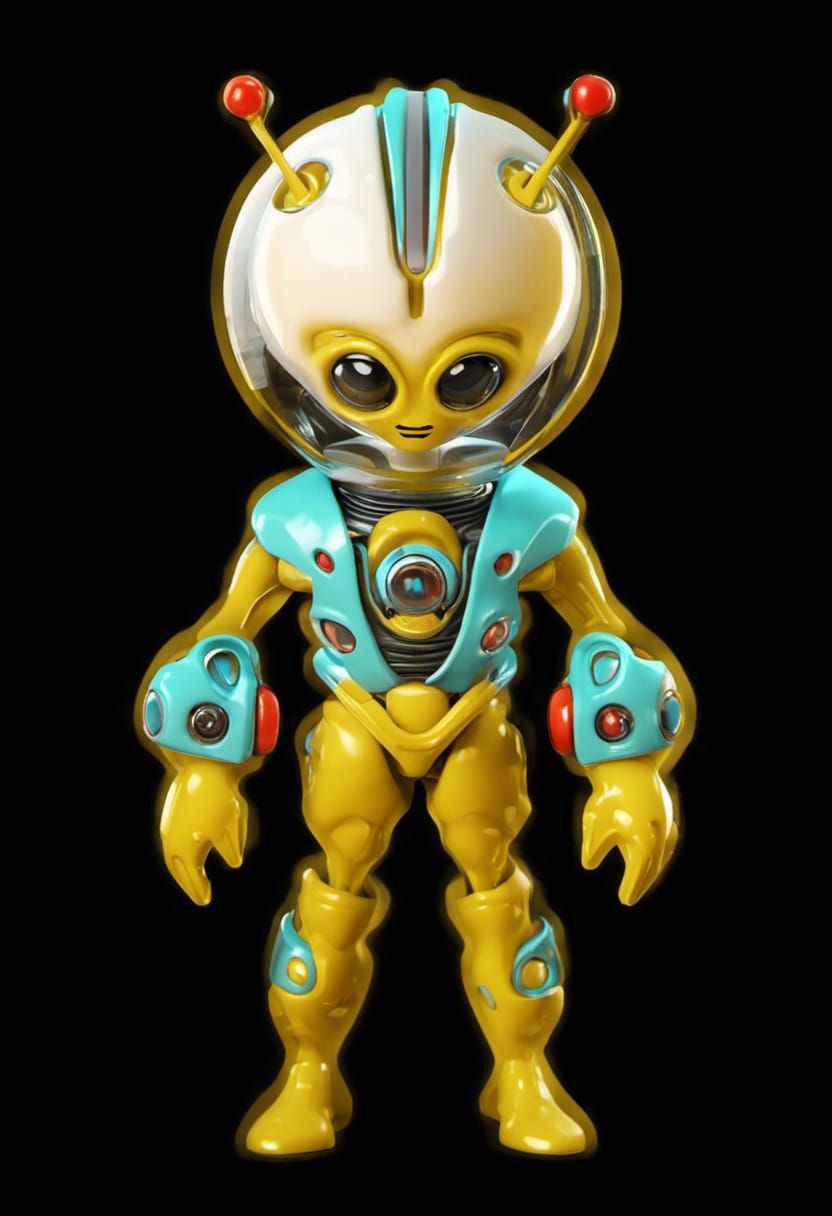 Alien Leader (action figure) - AI Generated Artwork - NightCafe Creator