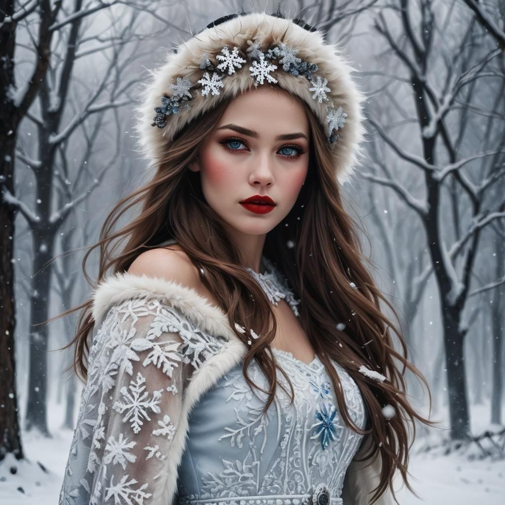 Queen of Siberia, Russia - AI Generated Artwork - NightCafe Creator