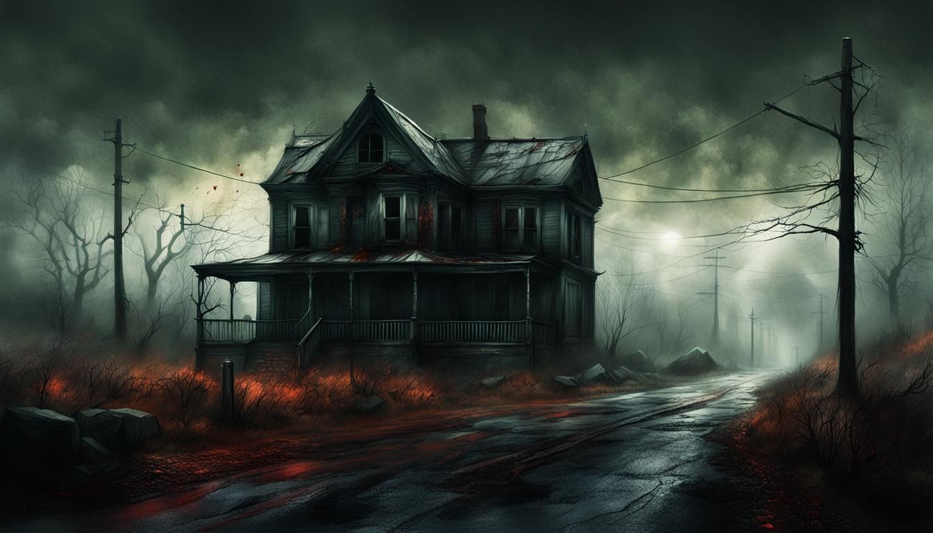 Streets of Horror 15/16 - AI Generated Artwork - NightCafe Creator