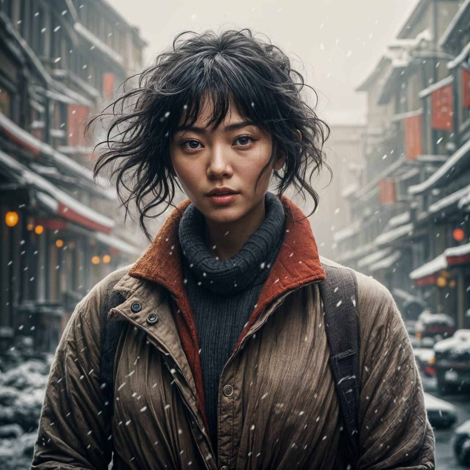 beautiful and cold - AI Generated Artwork - NightCafe Creator