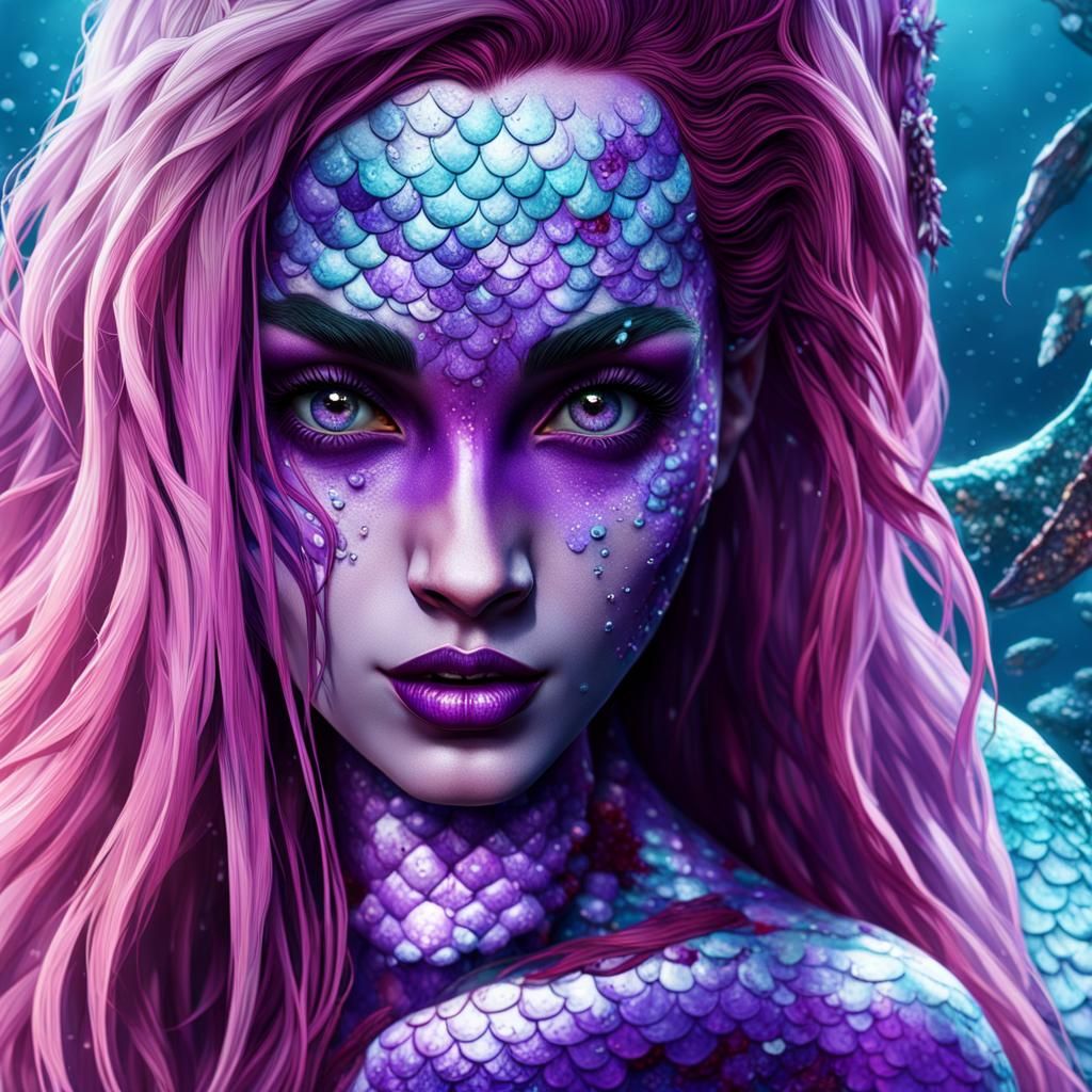 Portrait mermaid - AI Generated Artwork - NightCafe Creator