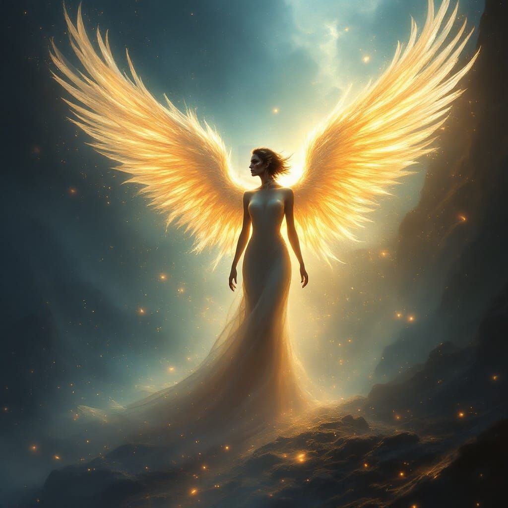 Elden Ring's Malenia Transforms into Winged Warrio... - AI Art