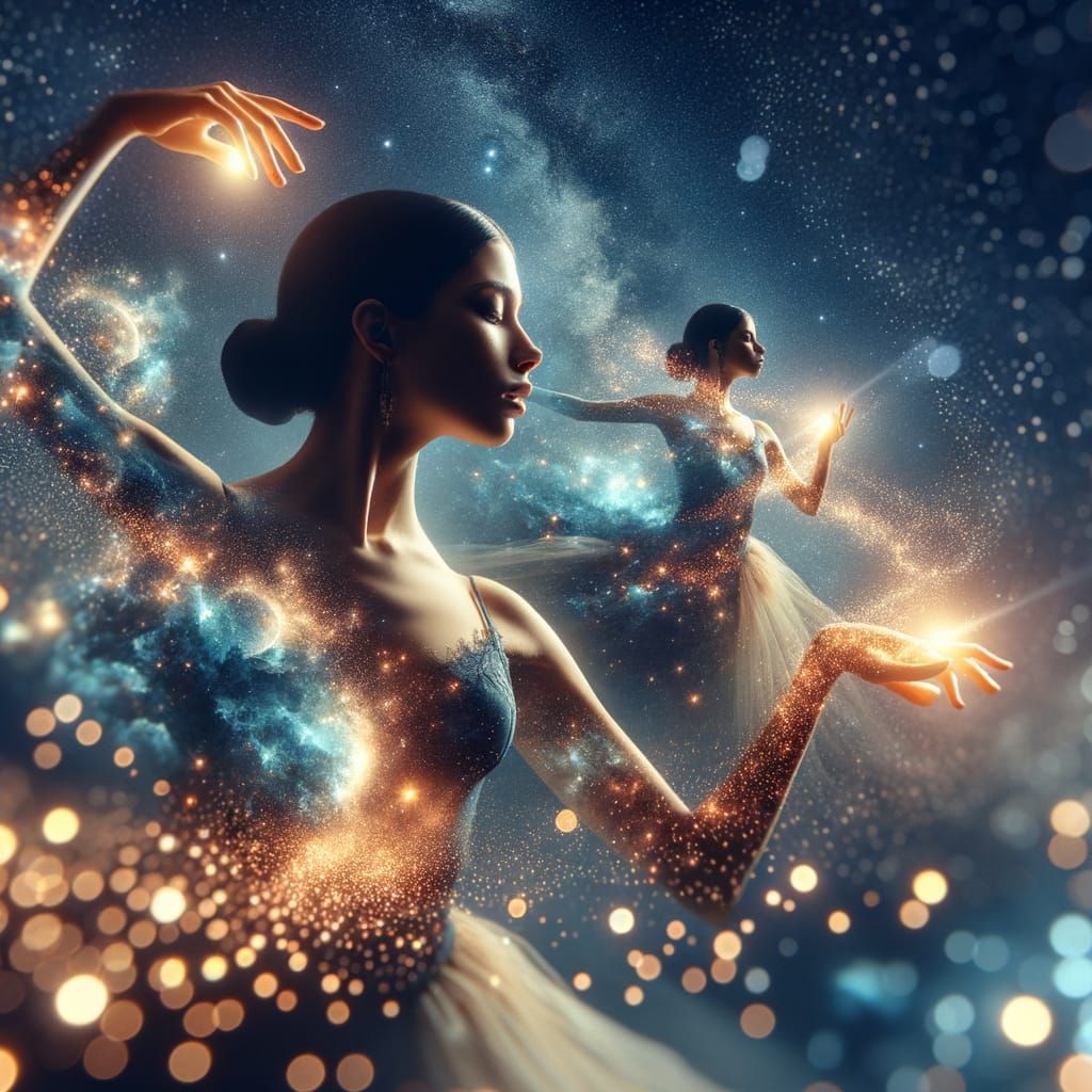 Tanz im Kosmos - Celestial Salsa in Cosmic Harmony