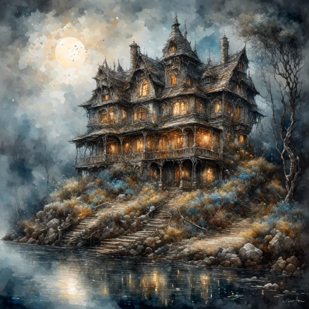 Abstract Pebble Art - LoRA - NightCafe Creator