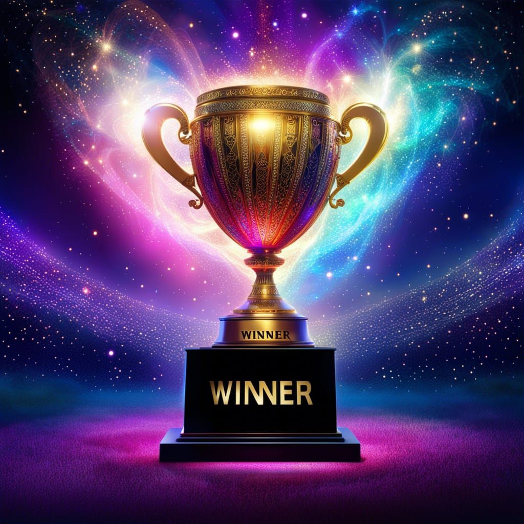 Winner's Trophy - AI Generated Artwork - NightCafe Creator