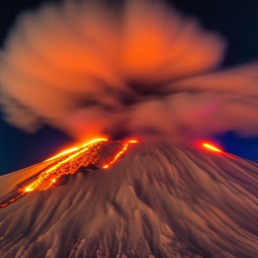 eruption - AI Generated Artwork - NightCafe Creator