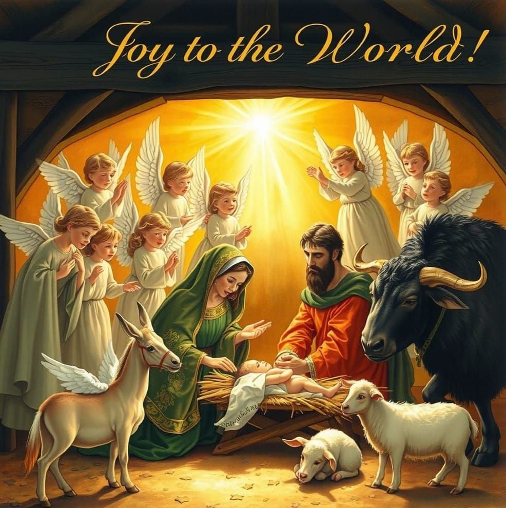 Joy to the world, the saviour is born