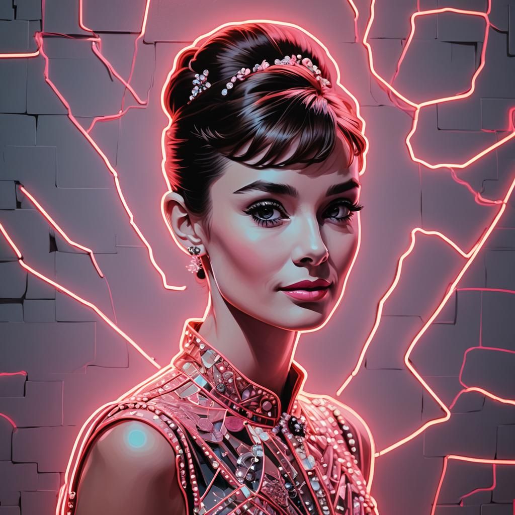 The Neon Memory. - AI Generated Artwork - NightCafe Creator