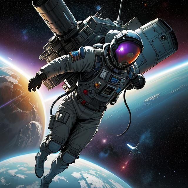 Space Drift - AI Generated Artwork - NightCafe Creator