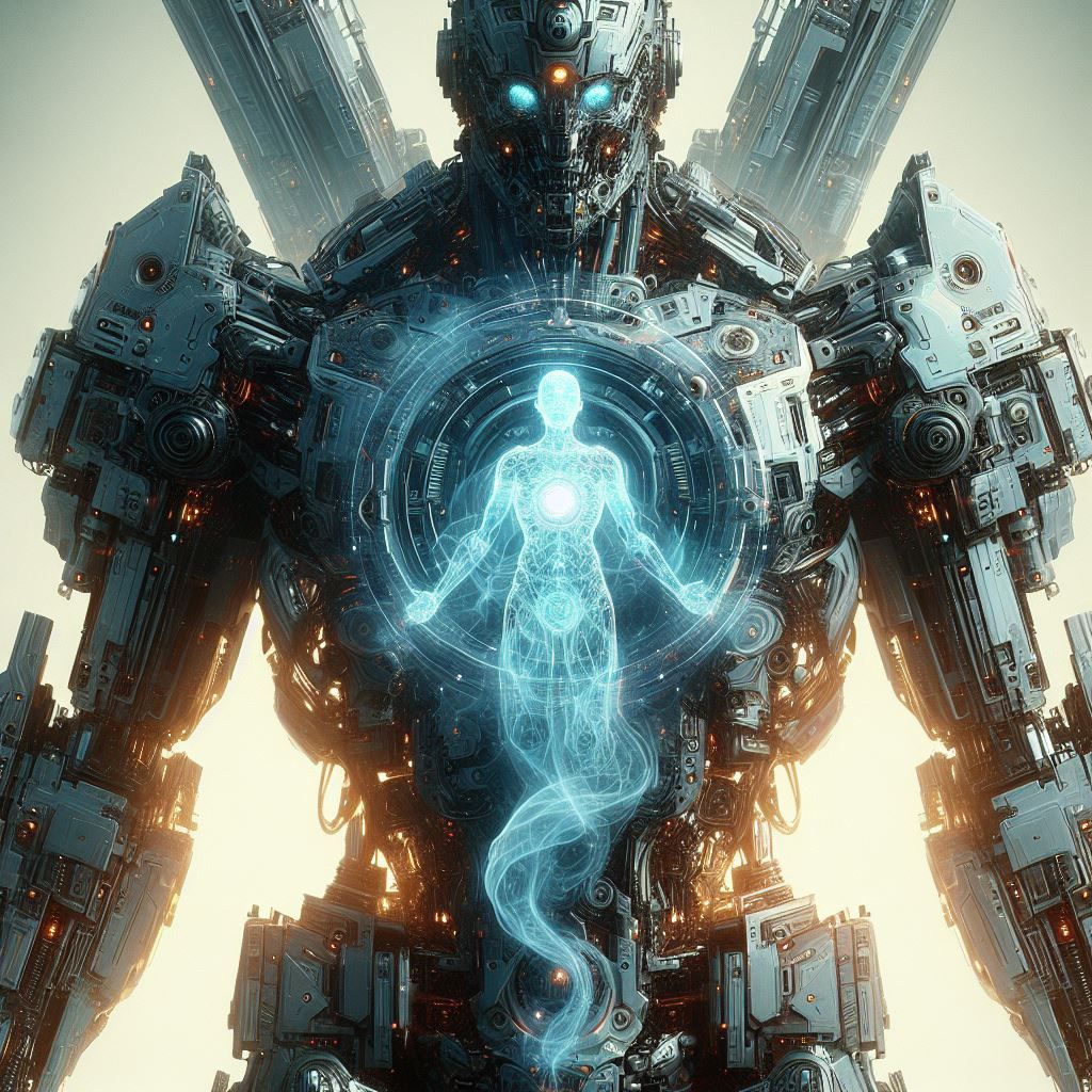 The Ghost in the Machine 1 - AI Generated Artwork - NightCafe Creator