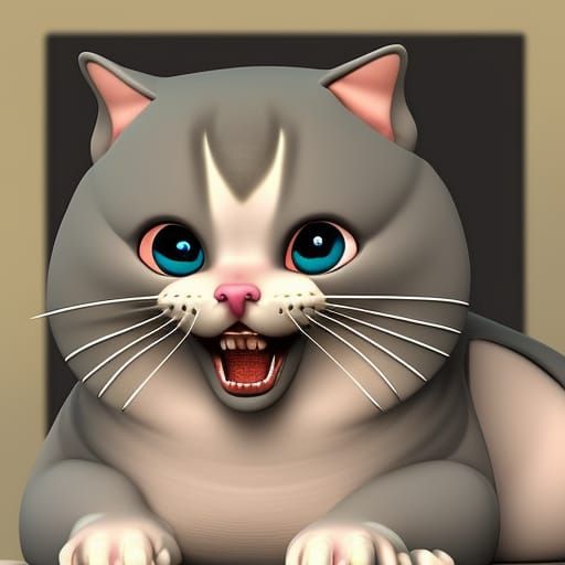 fat sphynx kitty, obese felines - AI Generated Artwork - NightCafe Creator