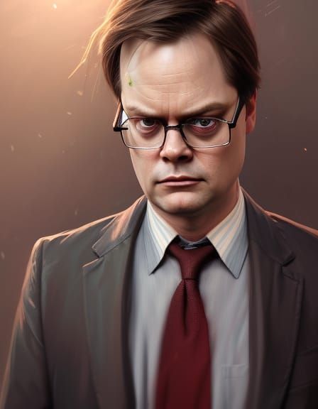 Dwight Schrute The Office US - AI Generated Artwork - NightCafe Creator