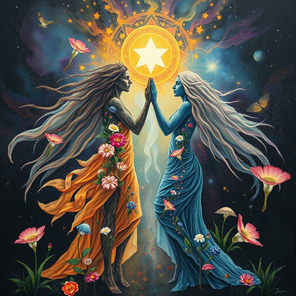 Cosmic Surrealist Art of Interconnected Mindscape ... - AI Art