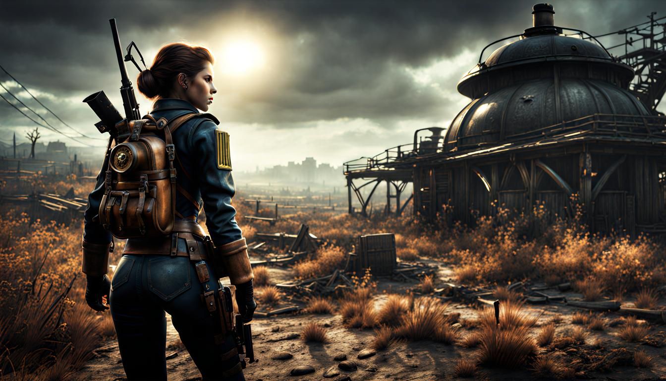 Fallout Girl - AI Generated Artwork - NightCafe Creator