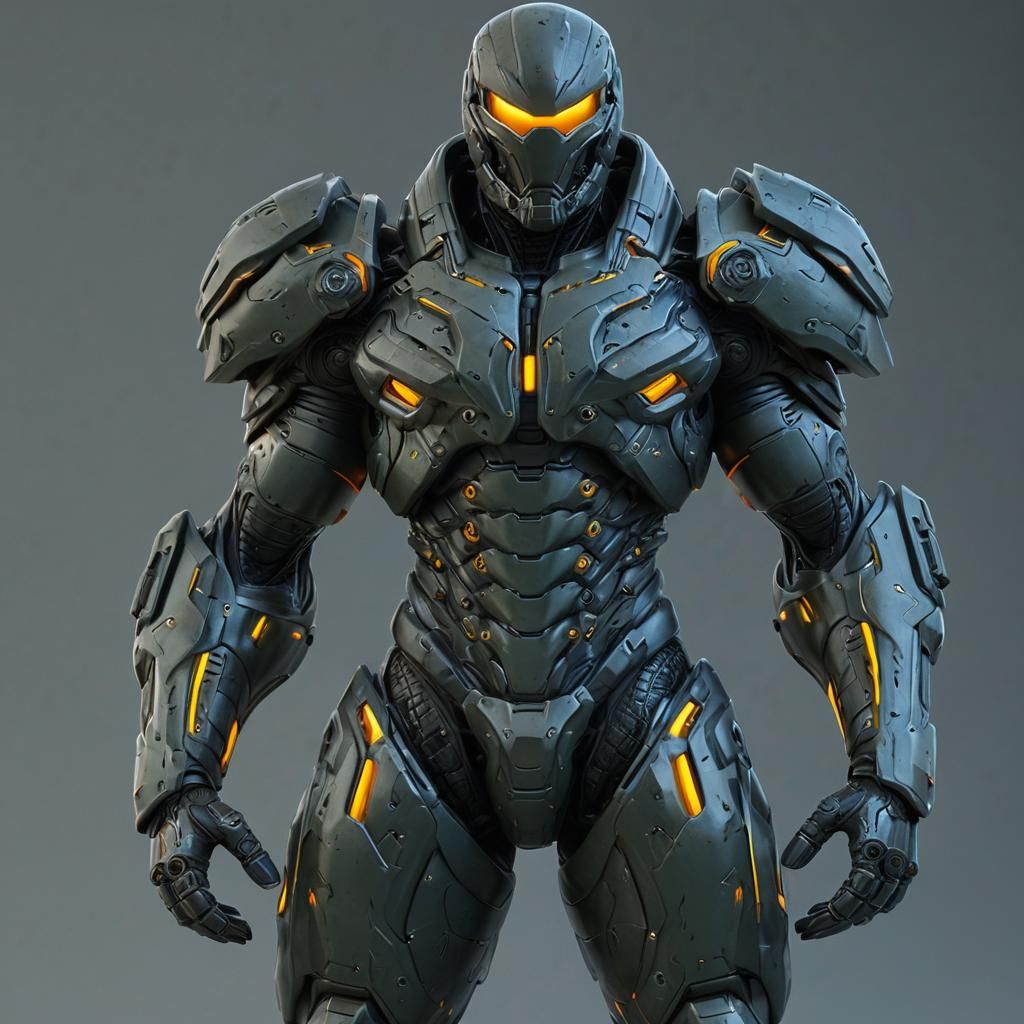 Prototype armour - AI Generated Artwork - NightCafe Creator