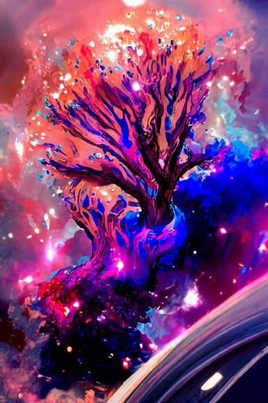 Galaxy tree trending on artstation - AI Generated Artwork - NightCafe ...