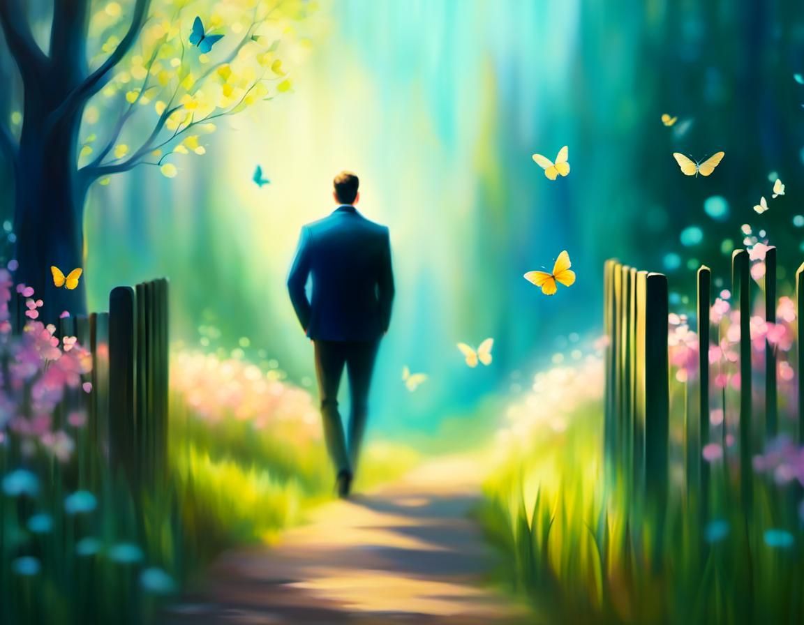 Glimpses of Spring Walk - AI Generated Artwork - NightCafe Creator