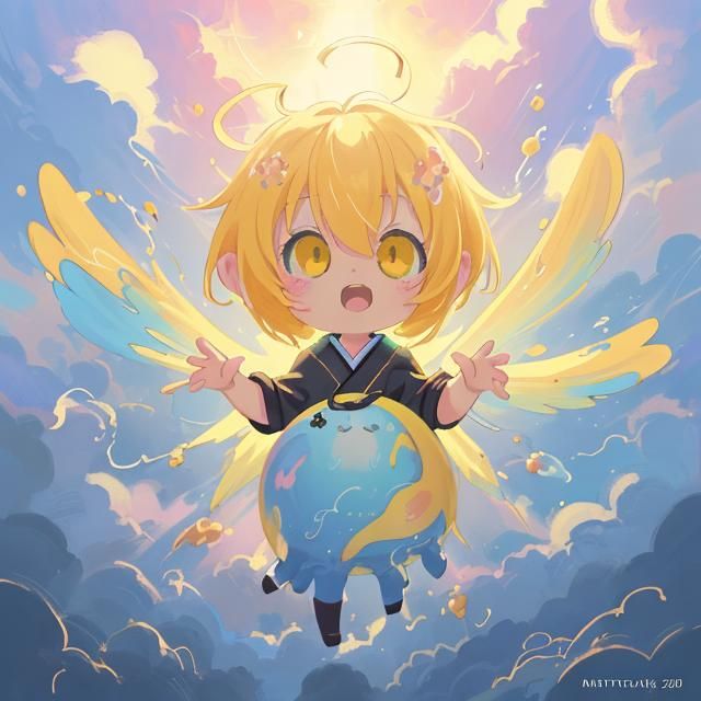 An Elemental Chibi Fairy - AI Generated Artwork - NightCafe Creator