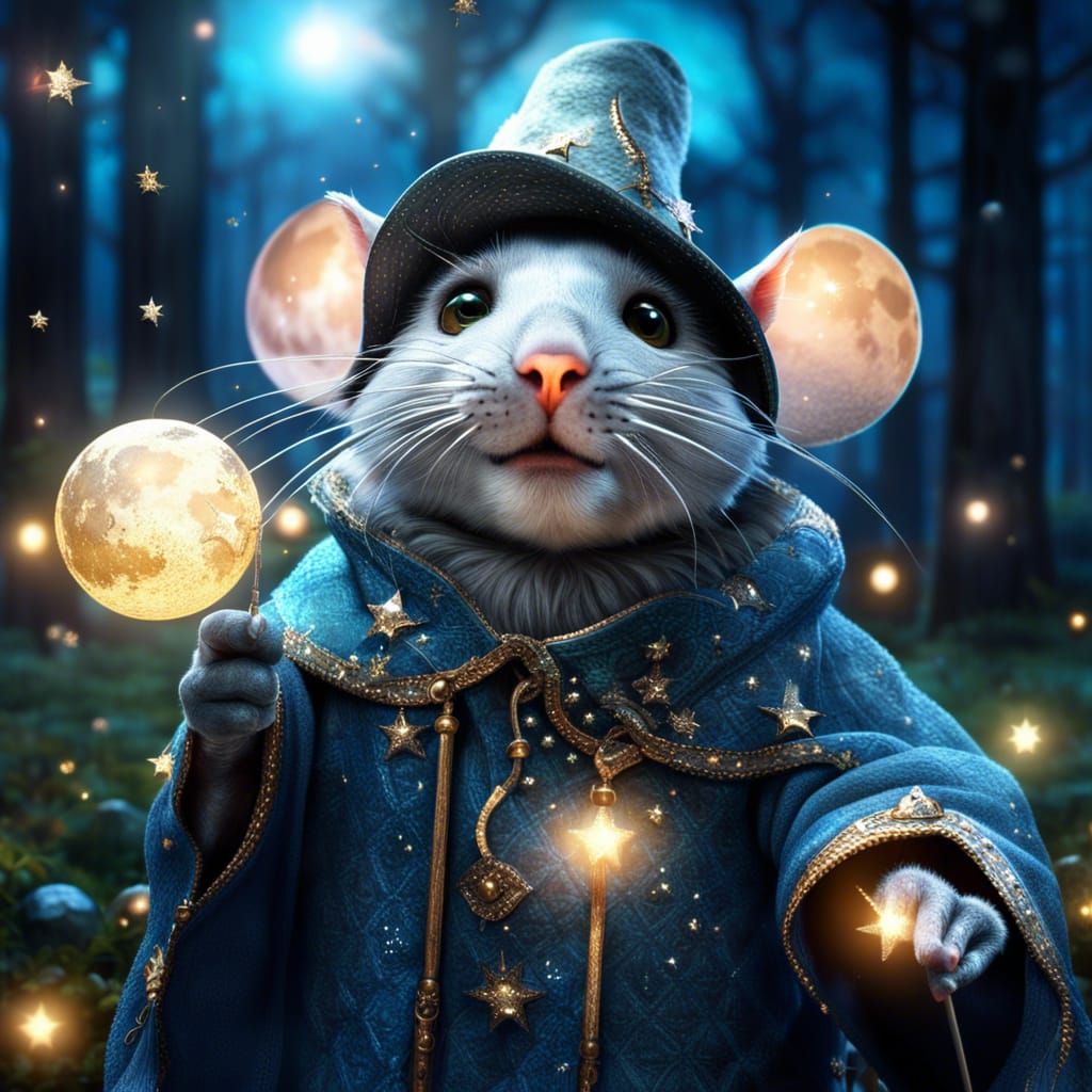 A Very Professional Dr. Medicine Mouse Armed with His Magical Healing ...