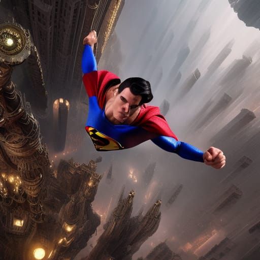 Superman - AI Generated Artwork - NightCafe Creator