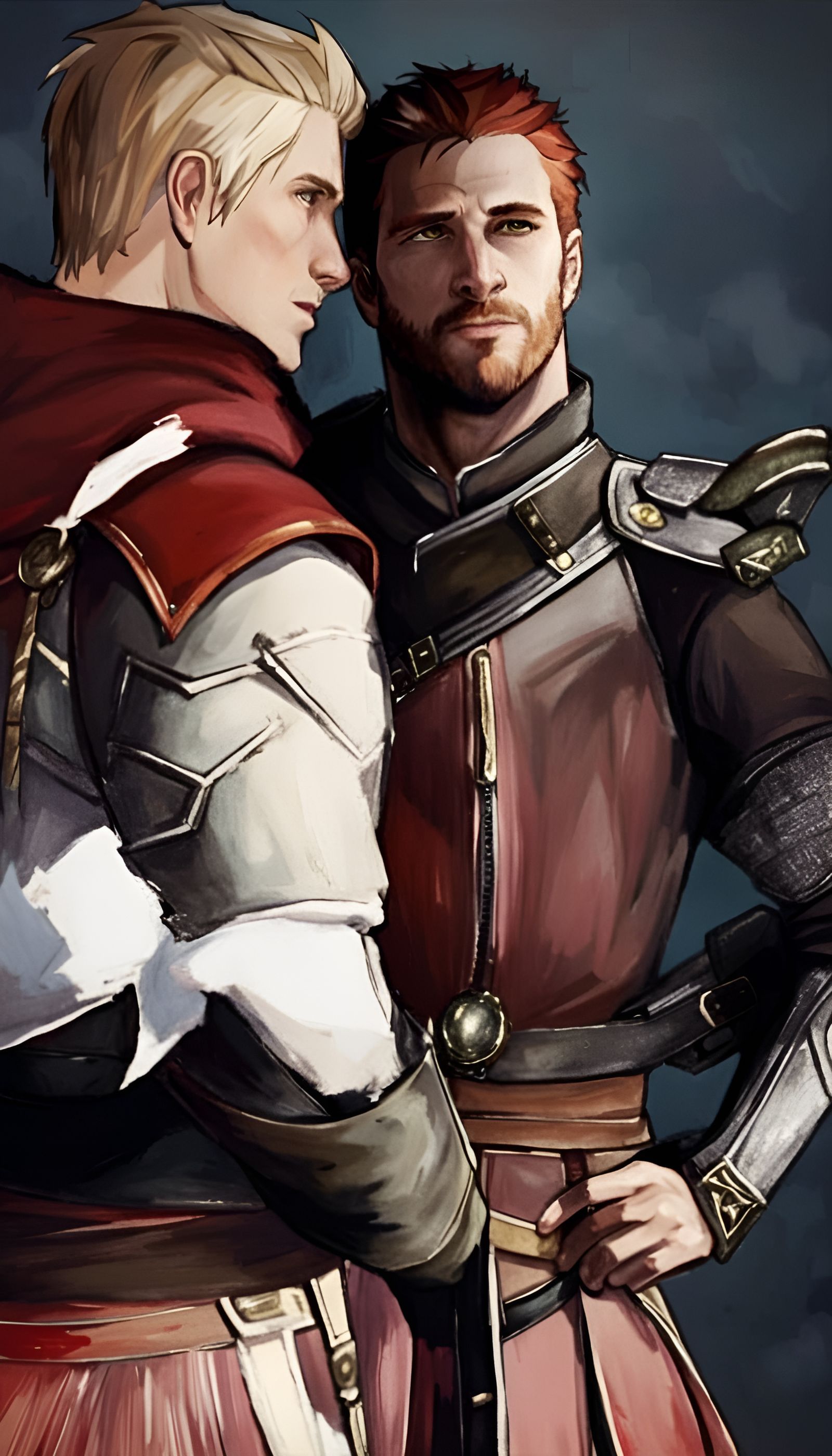Commander Cullen and King Alistair, old friends - AI Generated Artwork ...