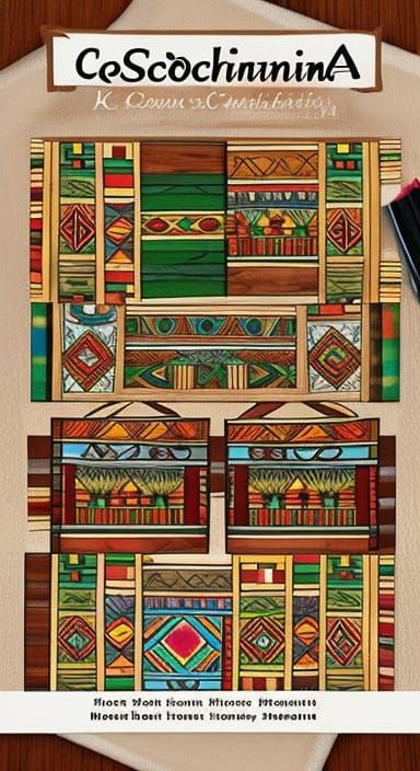 Kachina Goddess in Vibrant Colors - AI Art