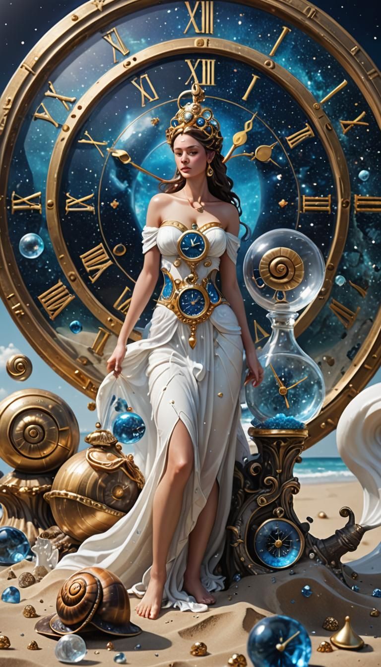 time goddess - AI Generated Artwork - NightCafe Creator