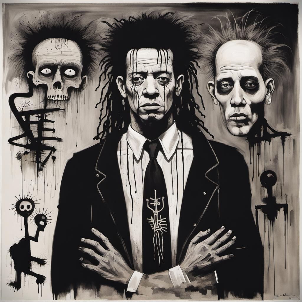 The Undertaker (by jean-michel basquiat Salvador Dali Carl Ray Stephen ...