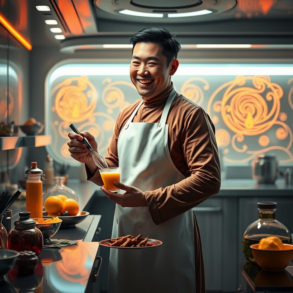 Mysterious Poisonous Concoction in Futuristic Star... - AI Art