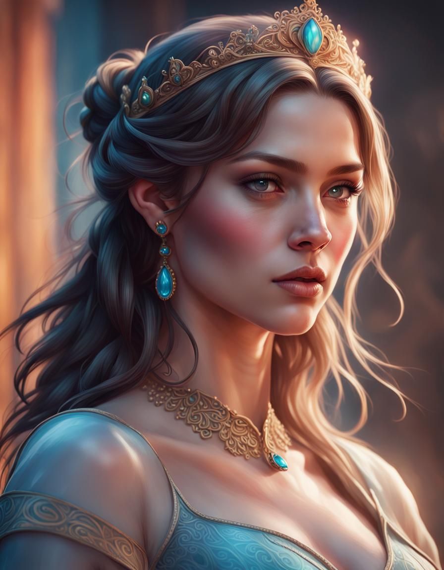 Beautiful princess - AI Generated Artwork - NightCafe Creator
