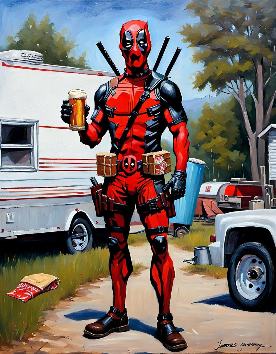 Redneck Deadpool - AI Generated Artwork - NightCafe Creator