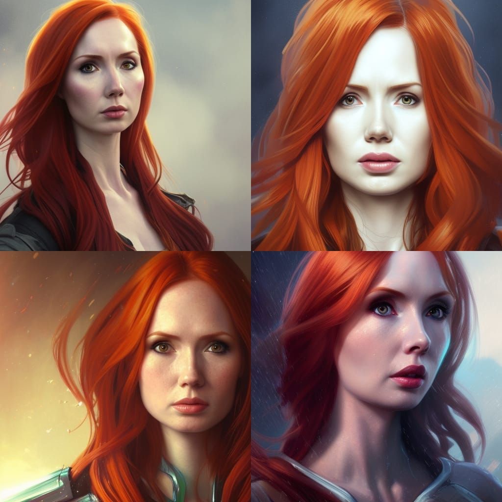 Karen Gillan as Mara Jade - AI Generated Artwork - NightCafe Creator