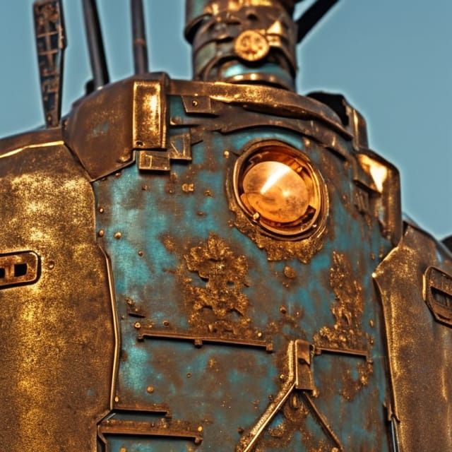 ANCIENT AUTOMATON BUST - AI Generated Artwork - NightCafe Creator