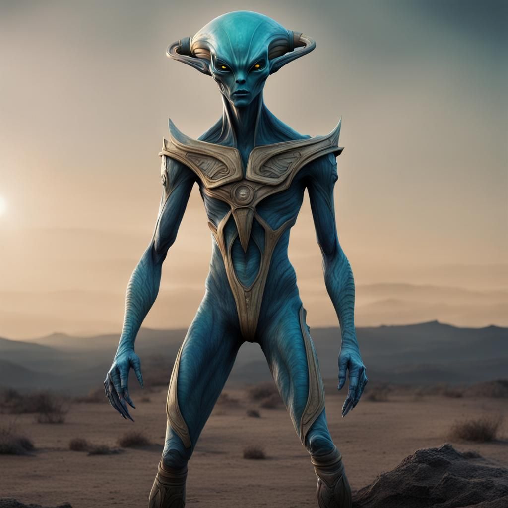 ALIEN CREATURE V36 - AI Generated Artwork - NightCafe Creator