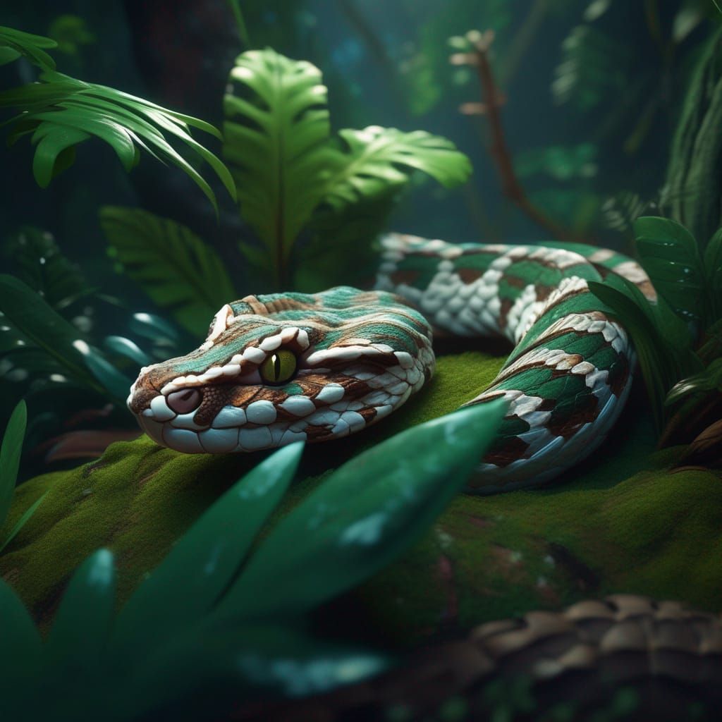 This New Algorithm Makes Awesome Snakes - AI Generated Artwork ...