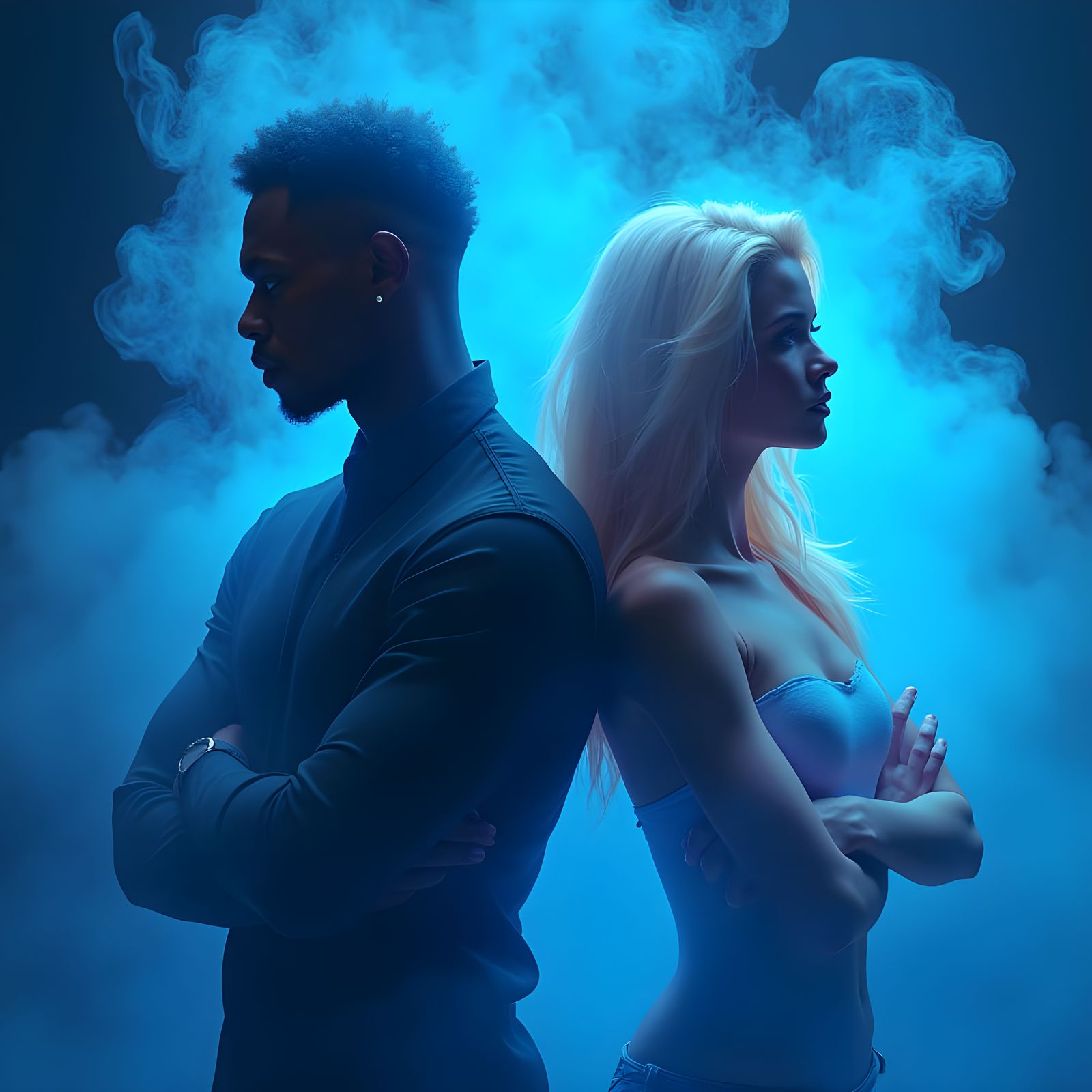 Smokescreen - Ethereal Power Couple in Triadic Hues