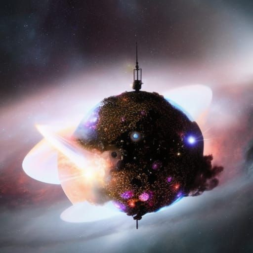 Nebula Space Orb - AI Generated Artwork - NightCafe Creator