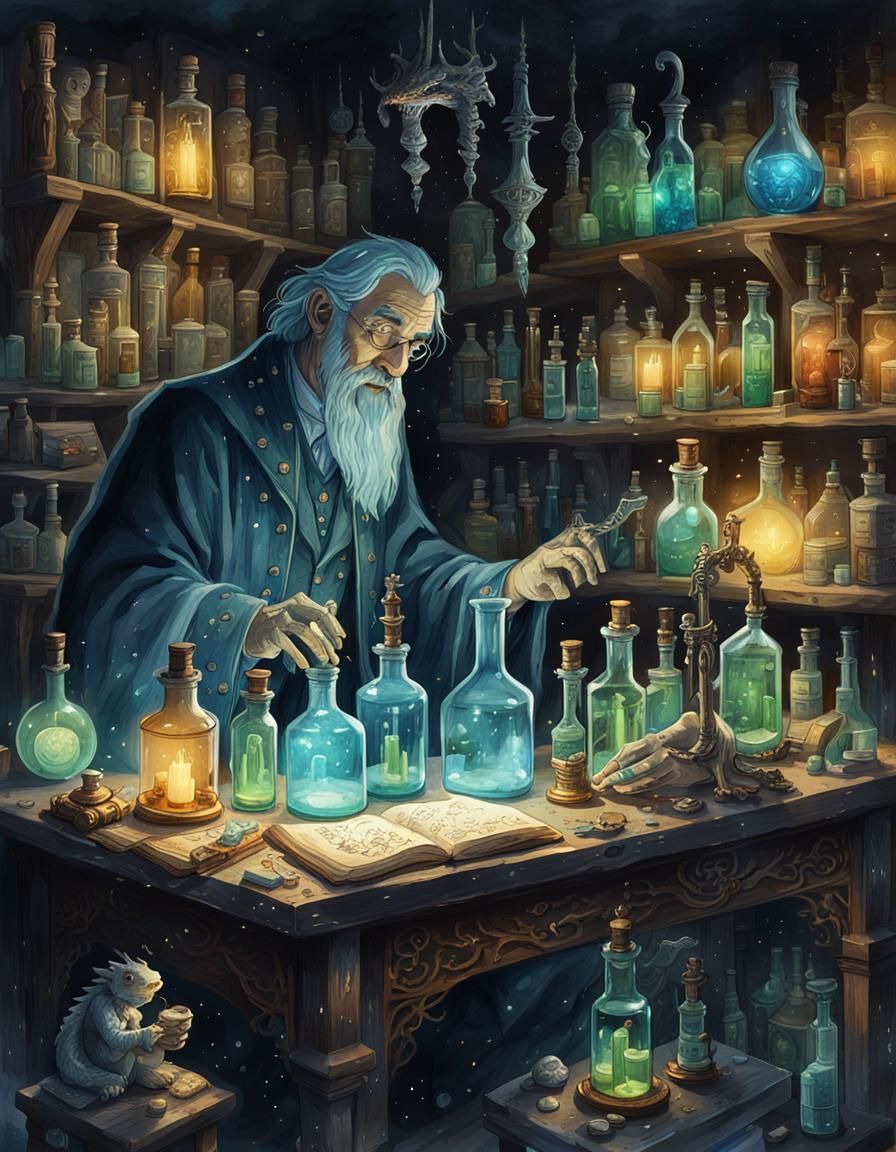 Merlin had an alchemist brother: Breerlin - AI Generated Artwork ...
