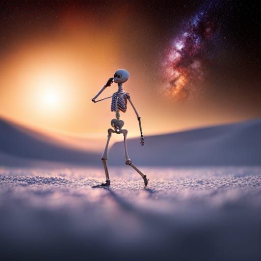 Skeleton - AI Generated Artwork - NightCafe Creator