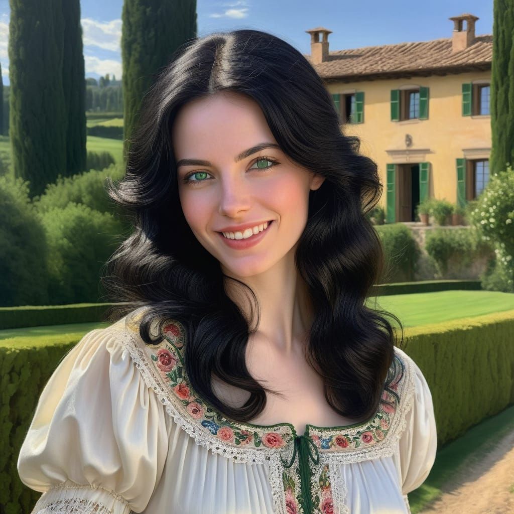 A Beauty in Tuscany - Rococo Beauty in Tuscan Splendor
